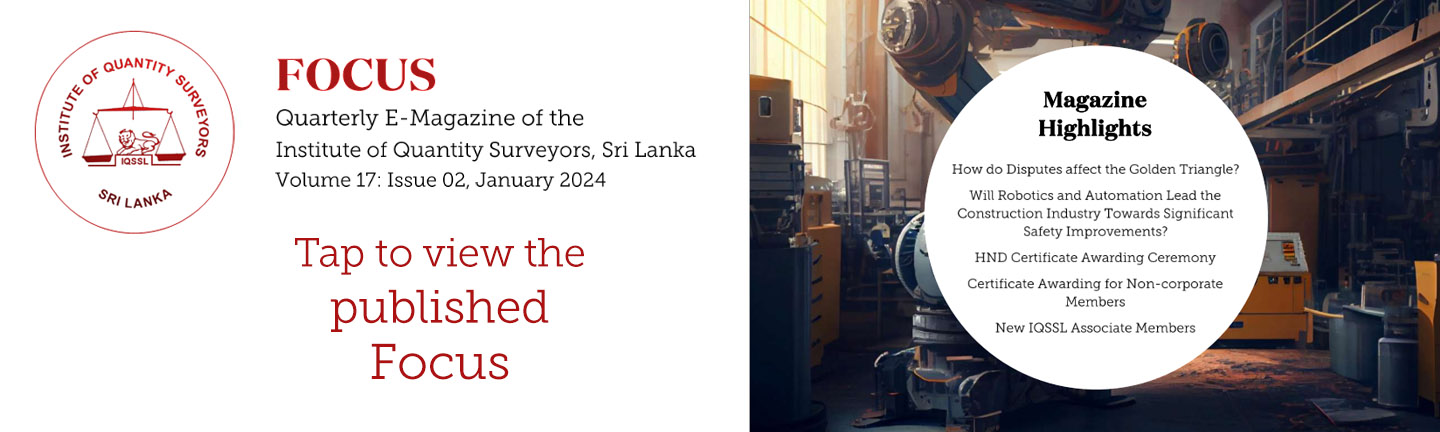 IQSSL - Institute of Quantity Surveyors Sri Lanka - Official Website