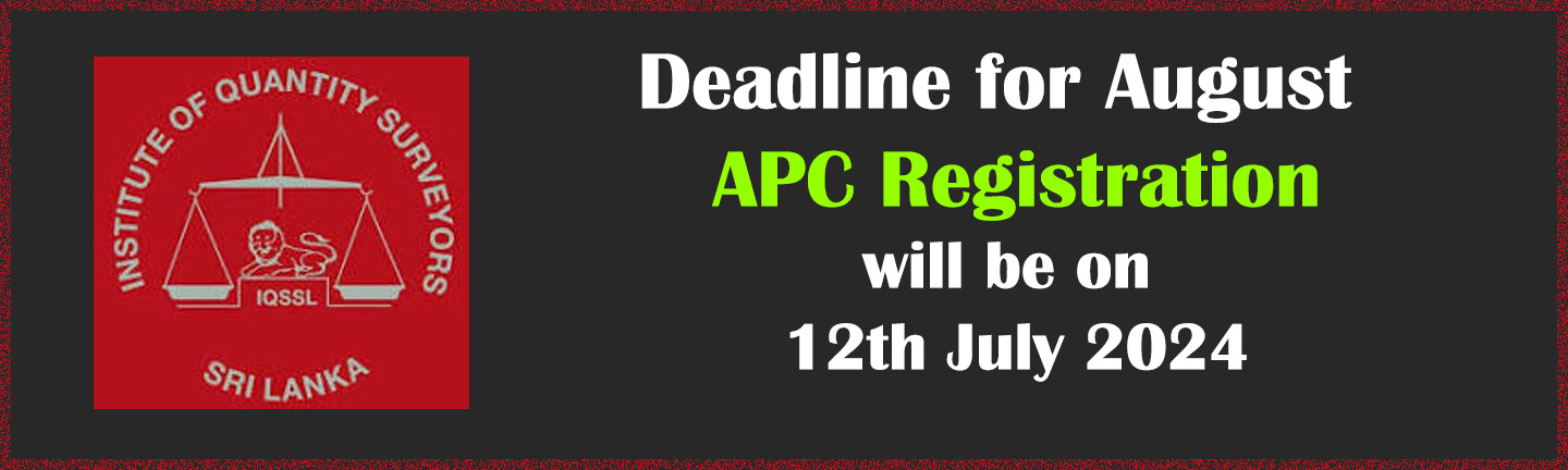 IQSSL - Institute of Quantity Surveyors Sri Lanka - Official Website